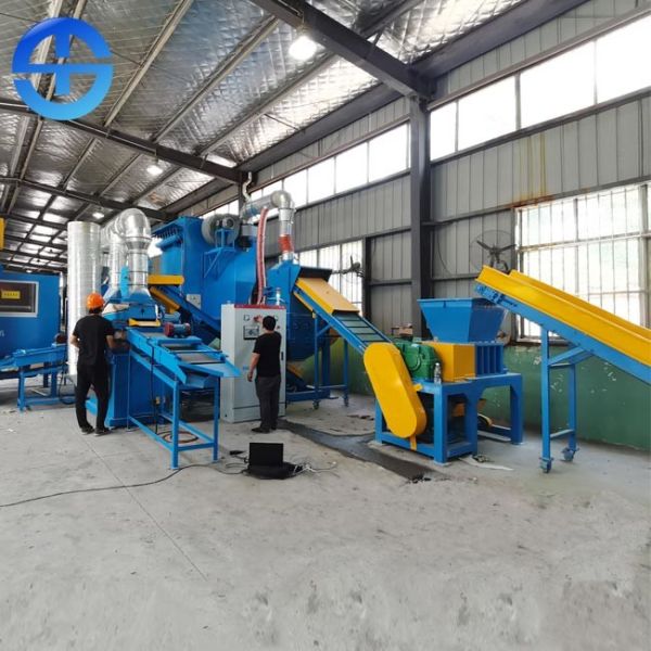 Quality Pulse Dust Collect 0.1-25mm Wire Granulator Machine for sale