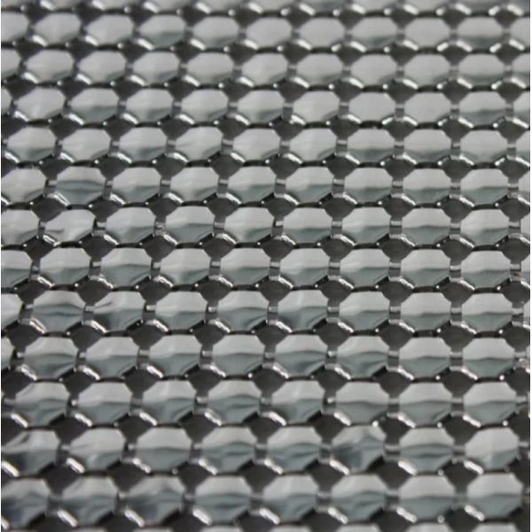 Quality Shimmering Round Woven Metallic Sequin Fabric For Enchanting Wall Art for sale