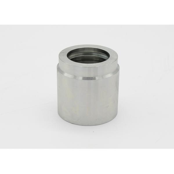 Quality Silver / Golden Hydraulic Hose Fitting , Hydraulic Pipe Fittings Galvanized Zinc for sale