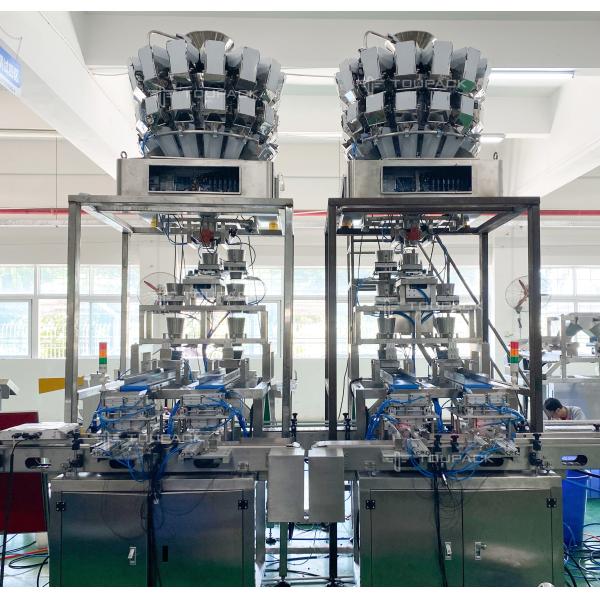 Quality Disposable Chopsticks Weighing Packaging Machine Long Strip Products With 16 Head Weigher for sale