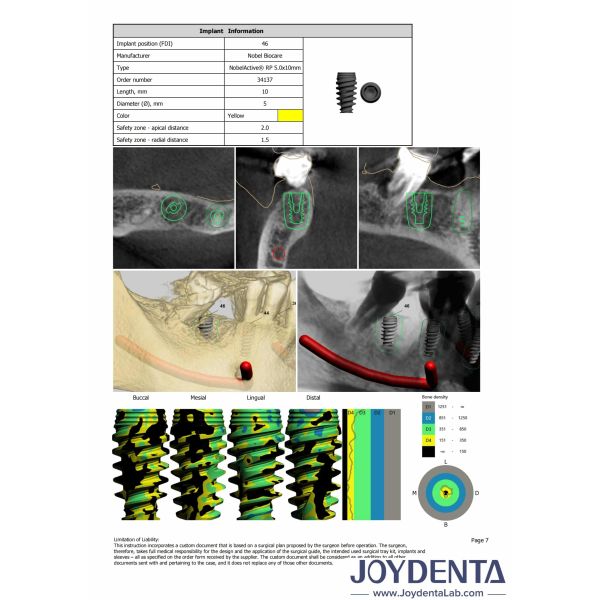 Quality Guided Surgery Solutions Single Use 2mm Thickness for Digital Implant Planning for sale