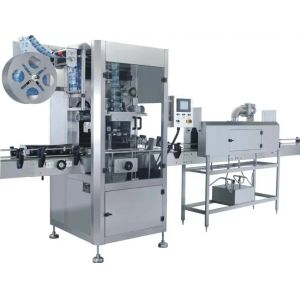 Quality Hot Air Bottle Shrinking Machine with Brush and Pre-Shrinking Function for sale