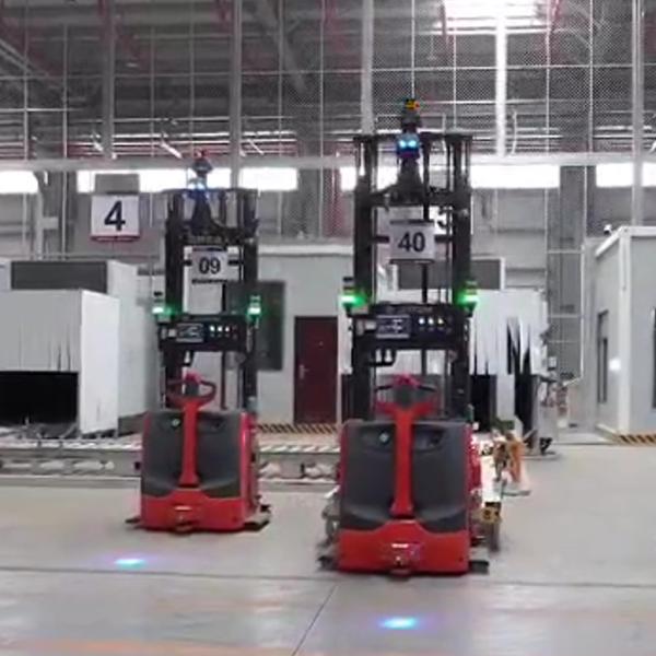Quality Brand New NDC Laser Navigation 1.5 Ton High Lift Stacker Warehouse And for sale