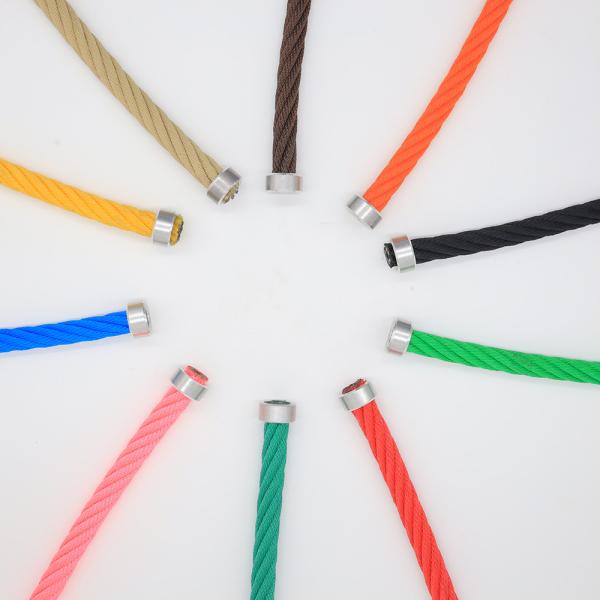 Quality PP Polypropylene Outdoor Playground Rope 6 Strand 16mm With Steel Core for sale