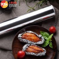 Quality 0.018x300mm Aluminum Foil Wrapper 100m Foil Roll For Kitchen Food for sale