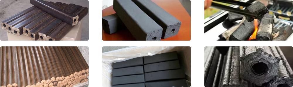 Full Automatic Biomass Charcoal Rods Making Machine Production Line for Sale
