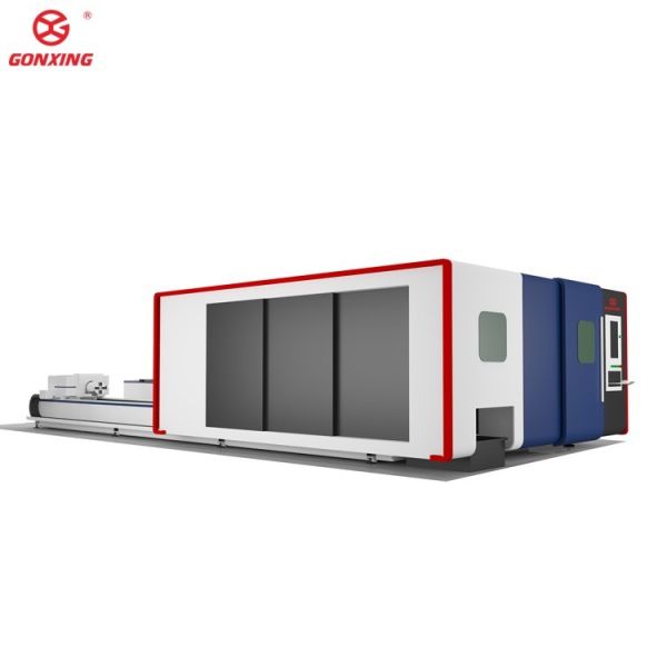 Quality SMC-Japan N2 Control Valve 6500 KG Weight Full Covered Fiber Laser Cutting Machine GXLaser 3015 for and Accurate Cutting for sale