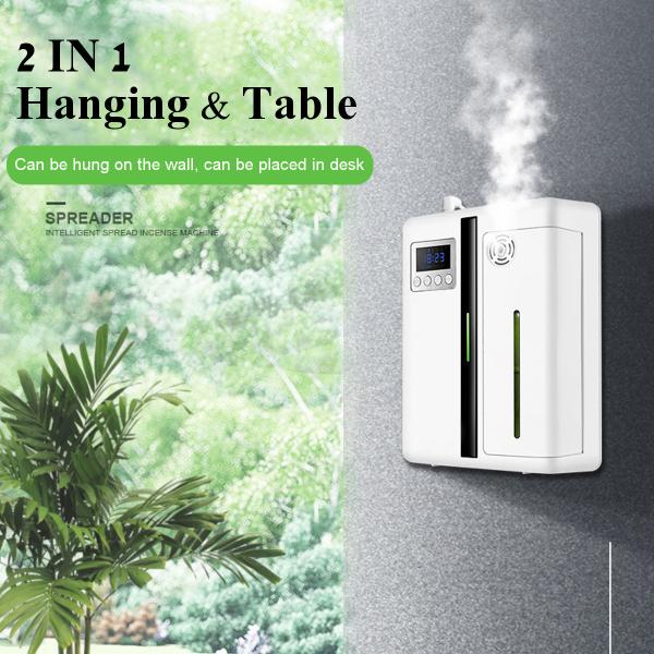 Quality HOMEFISH 160ml Waterless Scent Diffuser Bluetooth Wall-Mounted Fragrance Machine for sale
