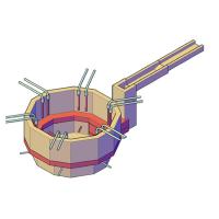 Quality Electricity Flue ISO14001 20ton Electric Glass Furnace for sale