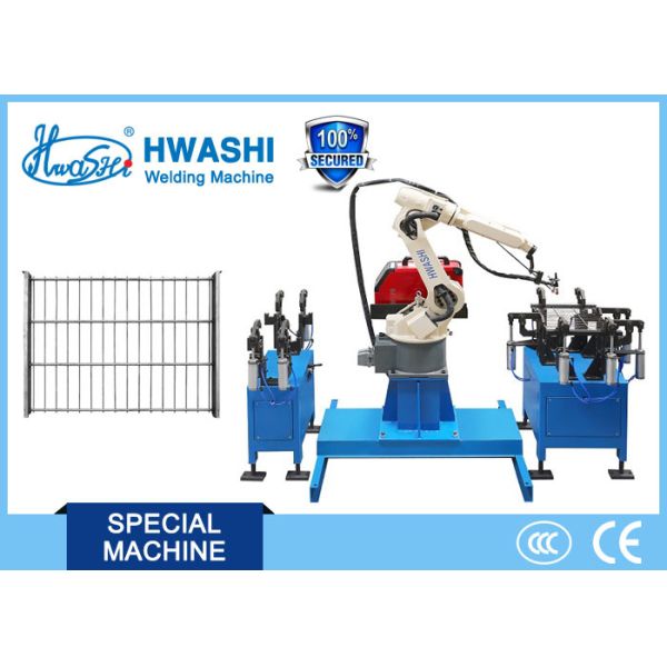 Quality Six Axis Robotic TIG Welding Machine , Arc Welding Robot Arm for Wire Racks for sale