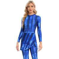 Quality Ladies Printed Muslim Swimsuit Muslim Bikini Burkini Conservative Bathing Suits for sale
