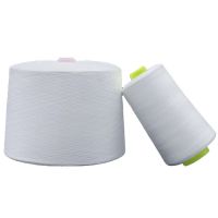 Quality Manufacture Produce Spun Polyester Yarn OEM Raw White 60/2 with Chemical Resistance for sale
