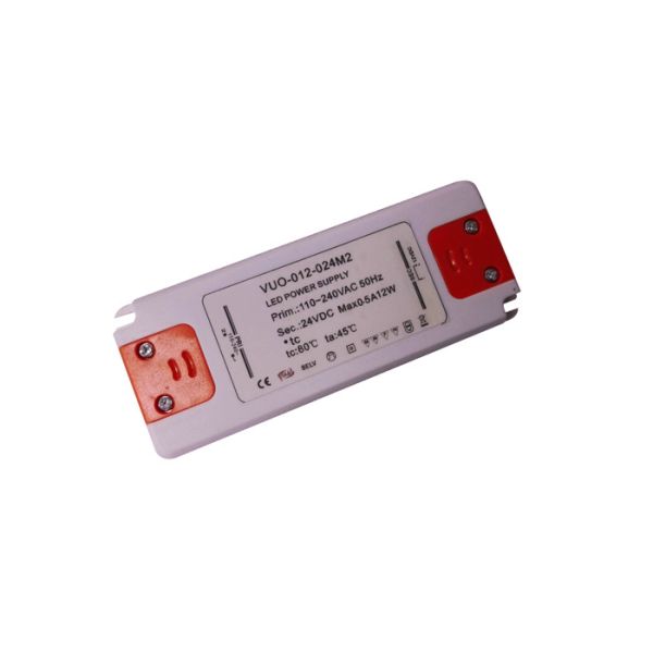 Quality Mirror Lights 12W Flicker Free LED Driver , Ultralight Plastic Power Supply for sale