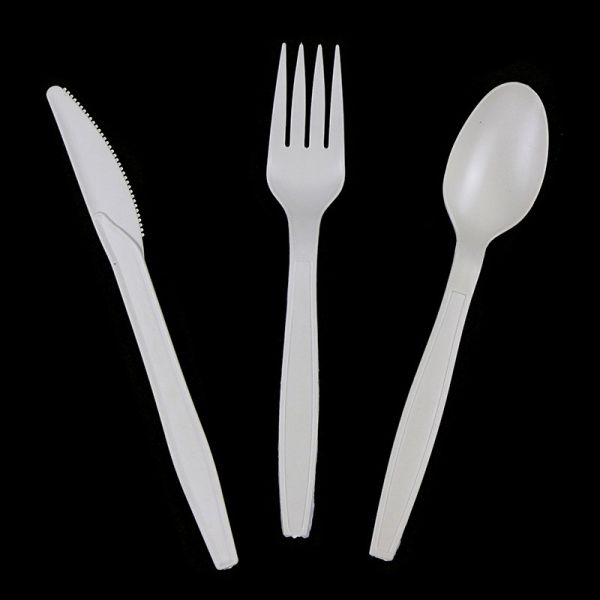 Quality Environmentally Friendly Cornstarch Utensil Compostable Disposable Cutlery for sale