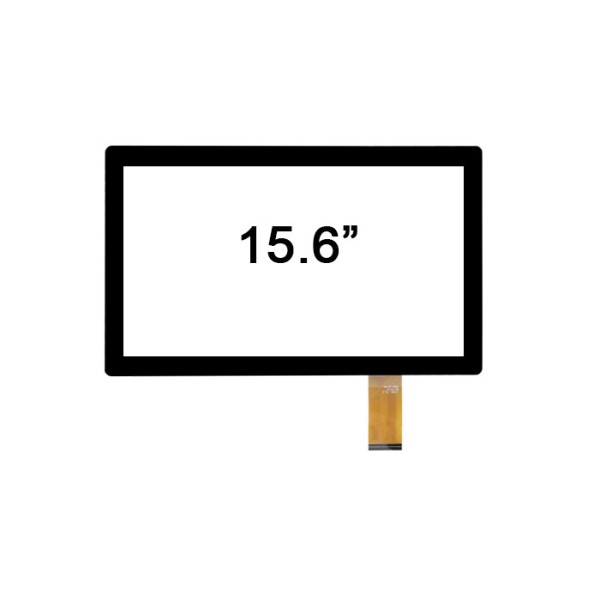 Quality Capacitive 15.6 Inch Anti Glare Touch Screen Glass Monitor 10 Point For Computer for sale