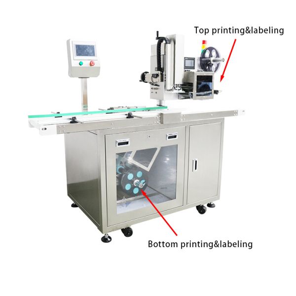 Quality Provided Video Outgoing-Inspection Automatic Top and Bottom Surface Labeling for sale