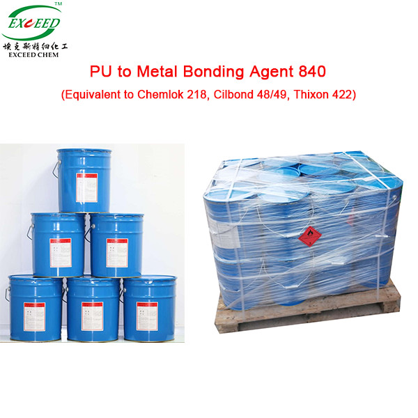 Quality PU To Metal Adhesive 840 Substitute For Chemlok 218 Cilbond 48 49 Thixon 422 for sale