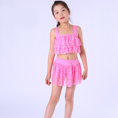 Quality Three Pieces Summer Cute Girls Swimsuit for sale