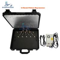 Quality Adjustable Luggage Manpack Jammer 5G 10 Bands Rj485 90w for sale