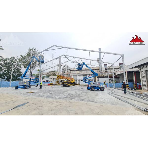 Quality Customizable Industrial Storage Tent With Adjustable Lengths And Enhanced for sale
