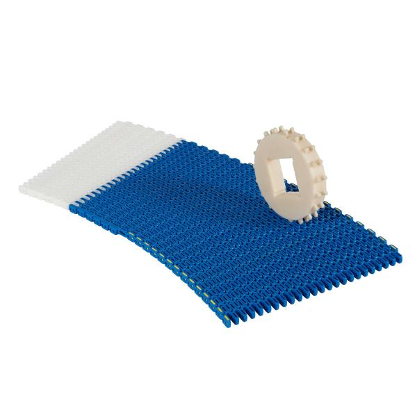Quality Flat Polyester Mesh Conveyor Belt with Stainless Steel Chain for sale