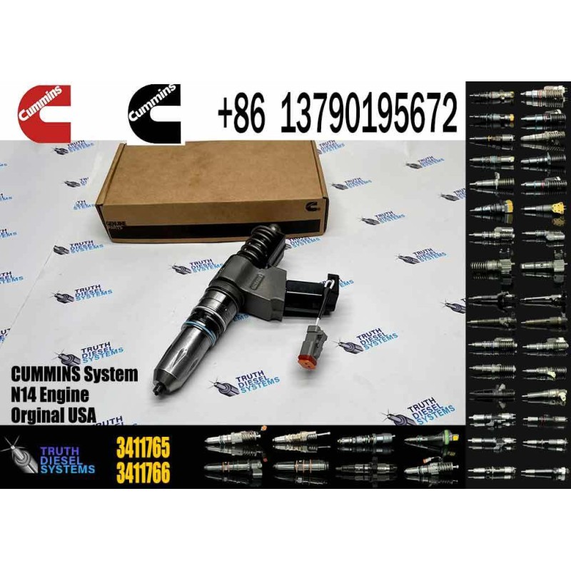 Quality CUMMINS Common Rail Fuel Injector 3411765 3411766 3411767 4307516 4307776 4307795 for Sprayer Excavator N14 Injector Truck Parts for sale