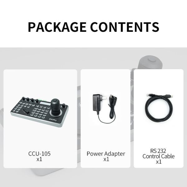 Quality IP PTZ Camera Control 4D Joystick for Conference Live DAIPU NDI HD-MI USB for sale