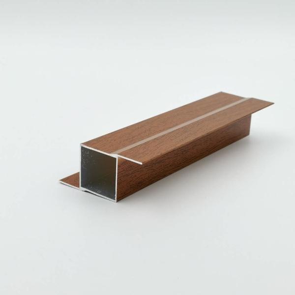 Quality 6M Israel Aluminium Kitchen Profiles Wood Grain Aluminum Extrusion for sale