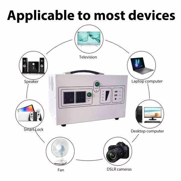 Quality Durable 1000W Portable Power Station with Lithium Iron Phosphate Battery for sale