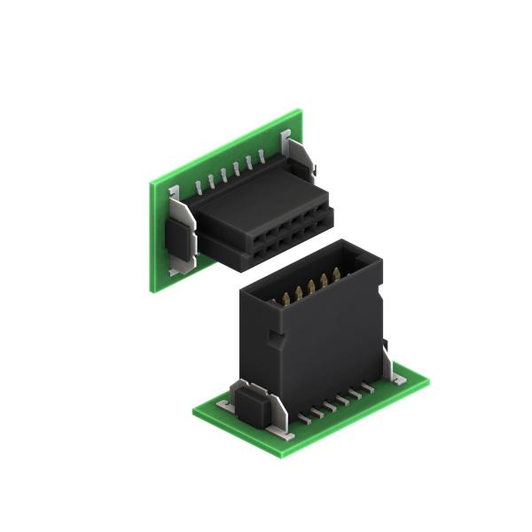 Quality H 9.85mm High Speed Board To Board Connector 1.27mm SGS certificated for sale