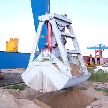 Quality 2 Rope Remote Control Small Clamshell Bucket for sale