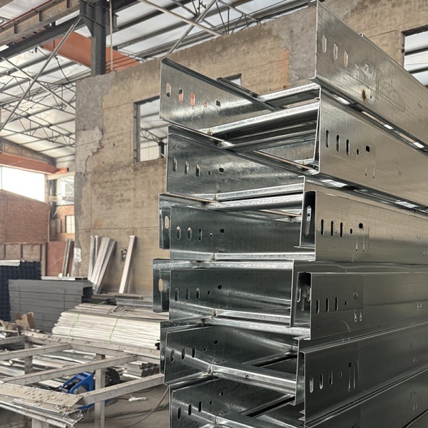 Quality Rectangle Hot Dip Galvanized Fire Proof Cable Tray Wire Metal Cable Trough For for sale
