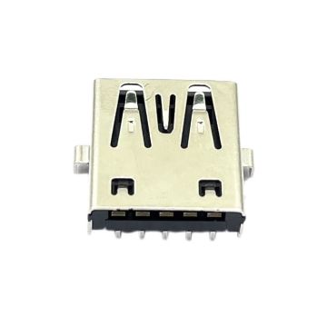 Quality PA9T Black Female STD 9 Pins USB Socket Connector USB3.1 A 1.8 AMP for sale