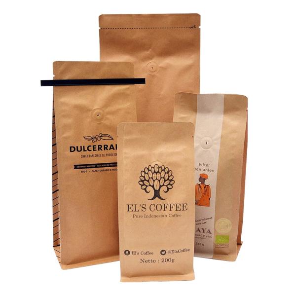 Quality Compostable Biodegradable Stand Up Pouch Smell Proof Food Snack Coffee Packaging for sale