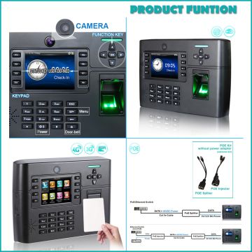 Quality Big Capacity Biometric Fingerprint Access Control and Time Attendance with for sale