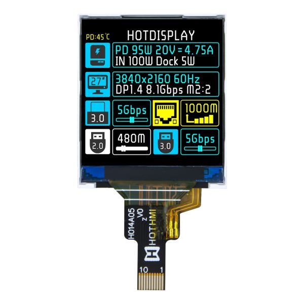Quality 1.44 Inch TFT LCD Display | 128x128 Resolution SPI ST7735 for sale