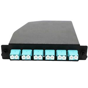 Quality 12 Port LC Duplex OM3 Fiber Optic MPO MTP Cassette Fiber Optic Terminal Box for sale