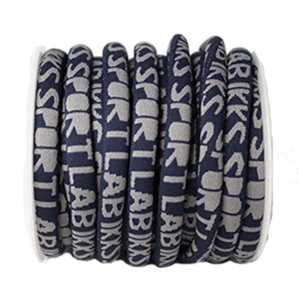 Quality 100% Nylon Custom Logo Round Jacquard Cord for sale