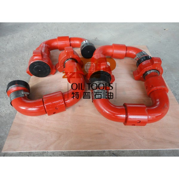Quality 5000psi Wellhead Manifold Hydraulic Swivel Joint Type 90 For Pipe Line Connection for sale