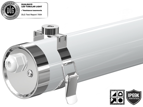 Quality DUALRAYS 600mm 20 Watt IP65 LED Triproof Light With Suspending Surface Mounted for sale