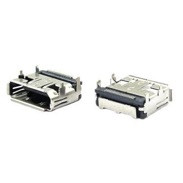 Quality C2680 SUS Displayport DP Socket Connector Socket Connection 90 Degree SMT Solder for sale