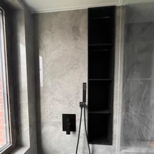Quality 12x24 Inch Shower Wall Recessed Shelf Adjustable Bathroom Wall Niche Shelf for sale