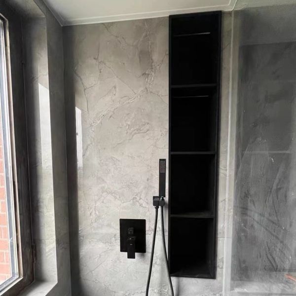 Quality 12x24 Inch Shower Wall Recessed Shelf Adjustable Bathroom Wall Niche Shelf for sale