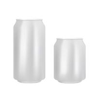 Quality 330ml Sleek 250ml Blank Aluminium Drink Cans With 202 Lids for sale