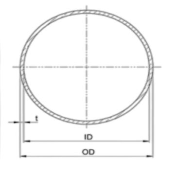 Quality Round Cuni9010 C70600 Seamless Pipe 1"-24" STD API SGS for sale