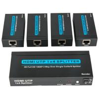 China 1x4 HDMI Splitter Over Cat6 factory
