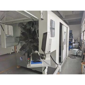 Quality Camless 14 Axes CNC Spring Making Coiling Machine Wire Rotary Forming Bending for sale