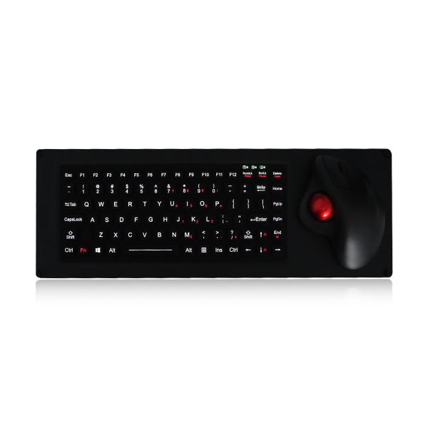 Quality IP65 Dynamic Industrial Keyboard Ruggedized Backlight Silicone Rubber Keyboard for sale