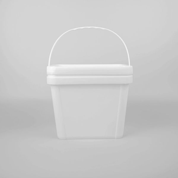 Quality 3.5L Rectangular Plastic Bucket for Chemicals for sale