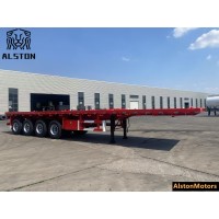 Quality 4 Axle Flatbed Trailer for Uganda – Factory Price for sale